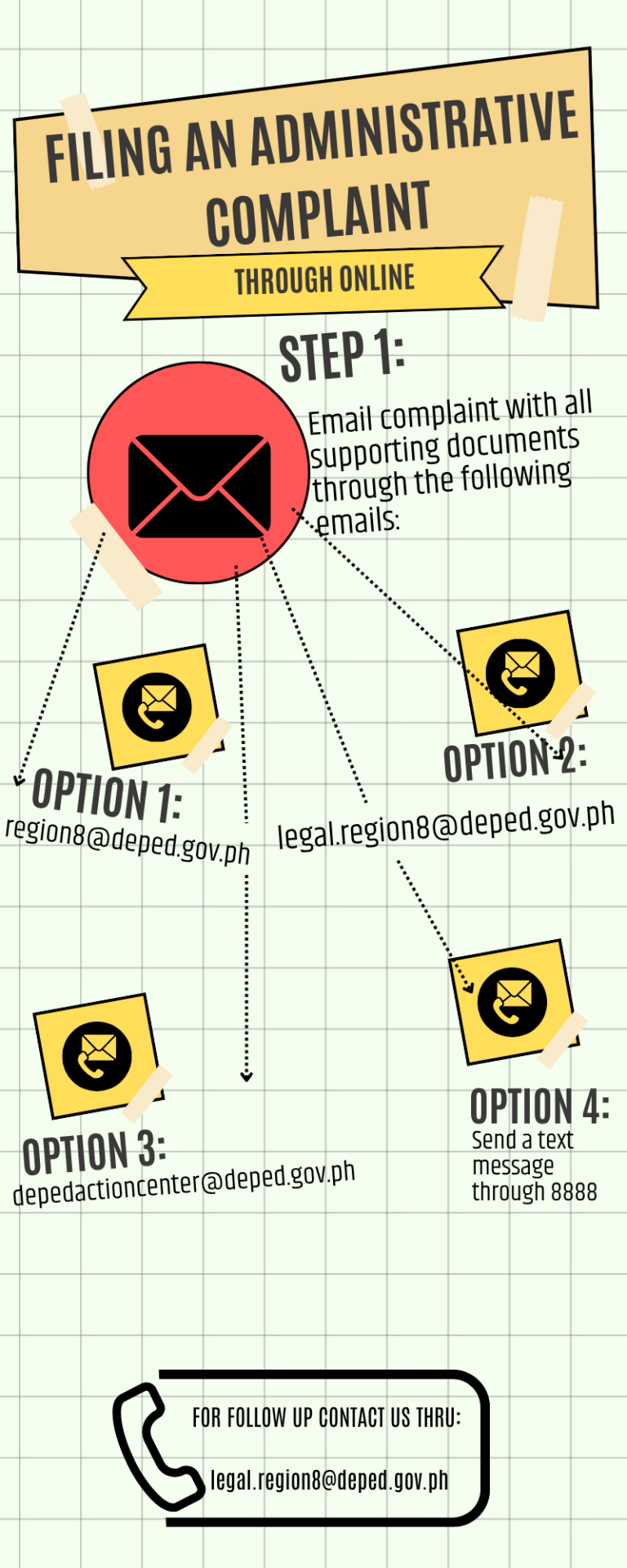 FILING AN ADMINISTRATIVE COMPLAINT – ONLINE | DepEd Region VIII